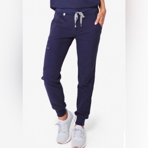 Figs | Pants & Jumpsuits | Figs Technical Collection Navy Jogger Scrubs ...